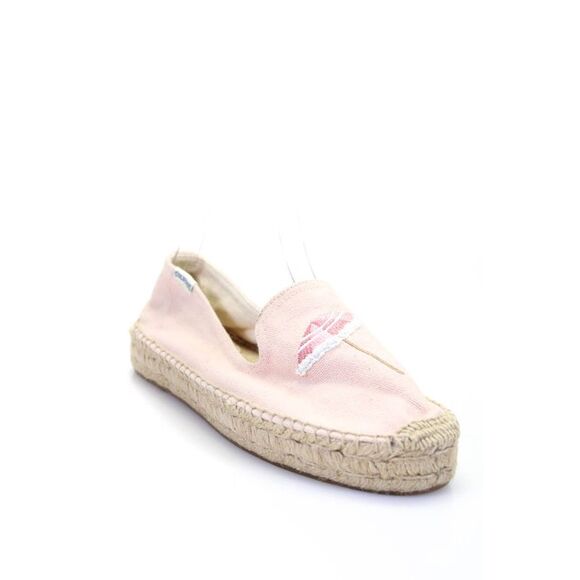 Soludos | Shoes | Soludos Womens Embroidered Platform Espadrille Flats ...